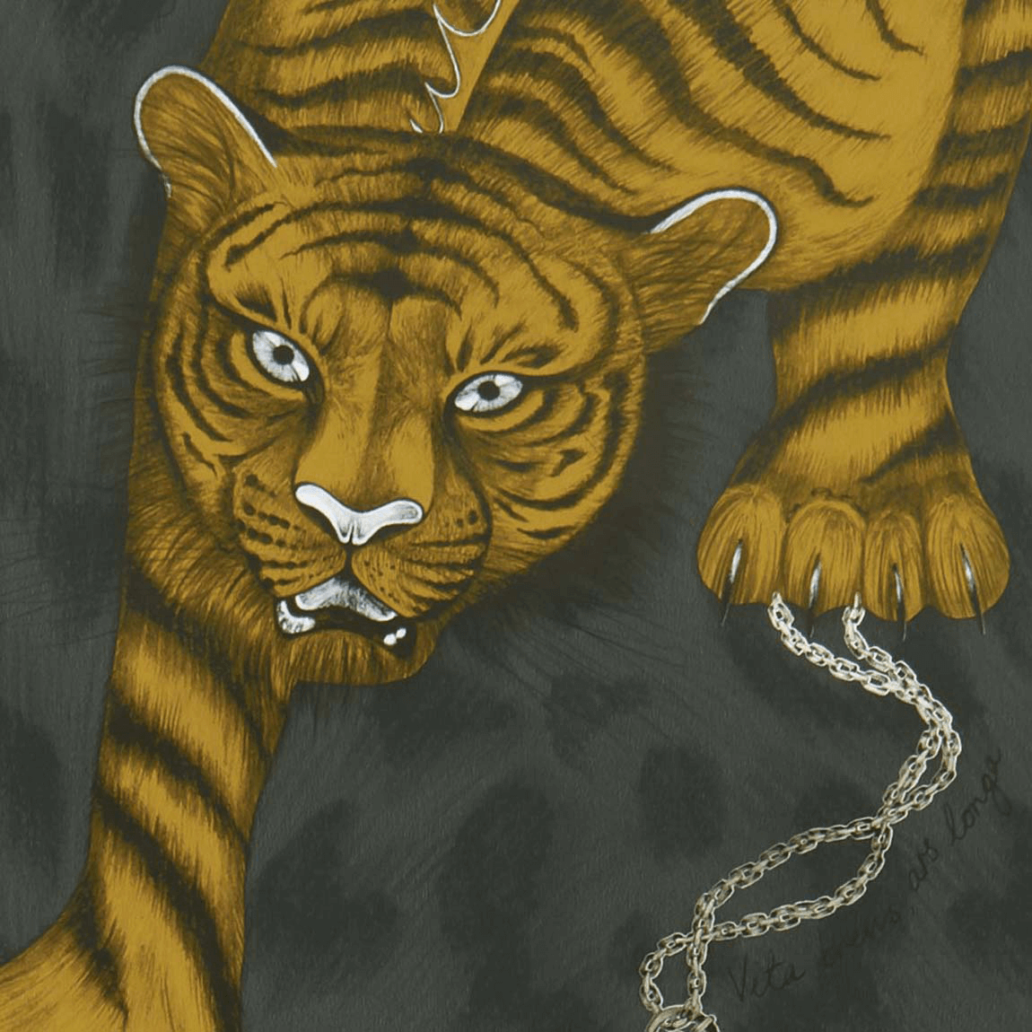 Emma J Shipley Tigris Wallpaper