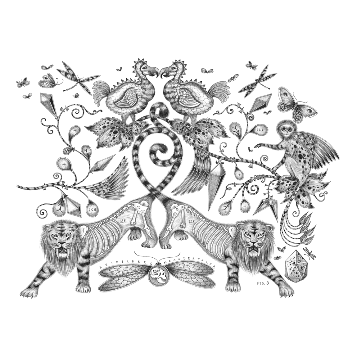 Emma J Shipley Extinct Fine Art Print